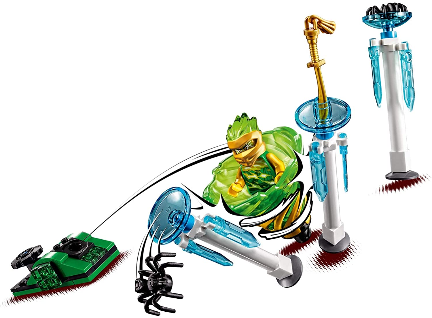 LEGO 70681 NINJAGO Spinjitzu Slam – Lloyd Set for Kids with Tornado ...