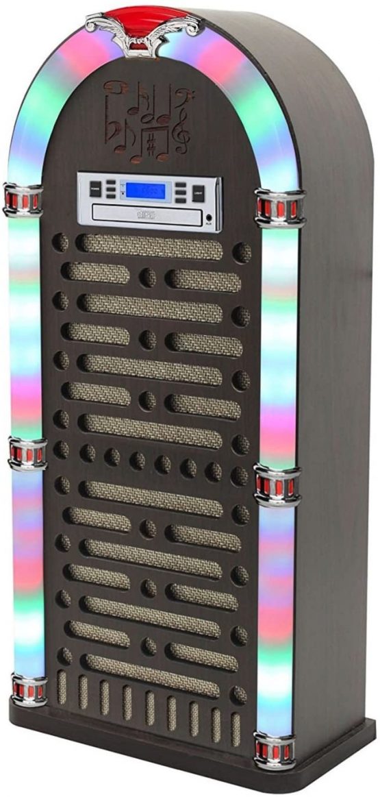 itek I60017 Floorstanding Multi-Functional Bluetooth Jukebox with CD ...