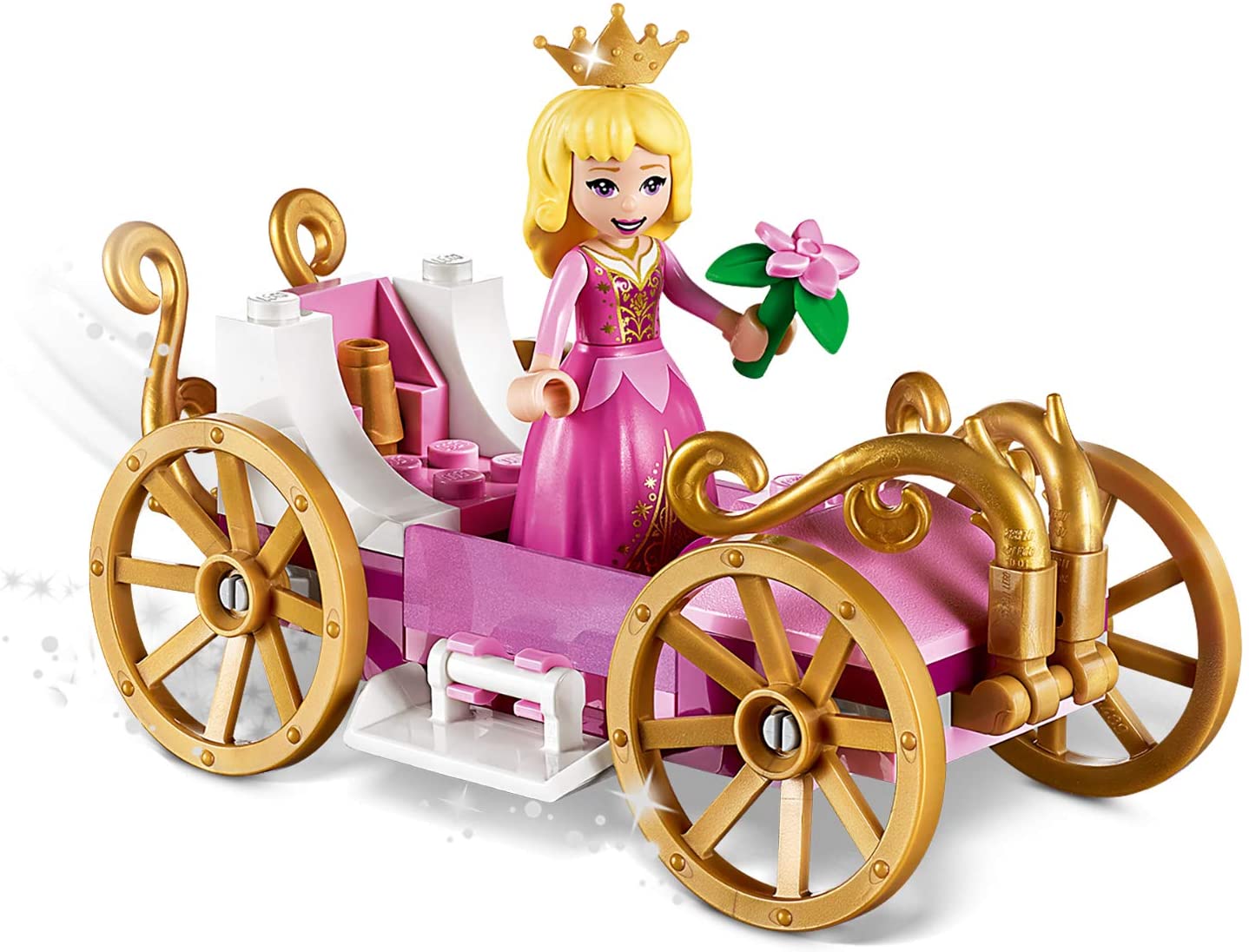 LEGO 43173 Disney Princess Aurora’s Royal Carriage Playset, Sleeping ...