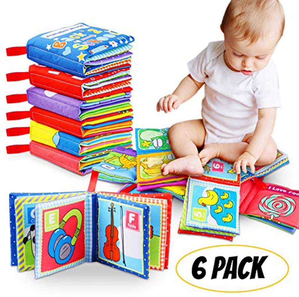Cloth Book Baby| Afufu Soft Book for Babies Toddlers 6-12 months, Safe ...