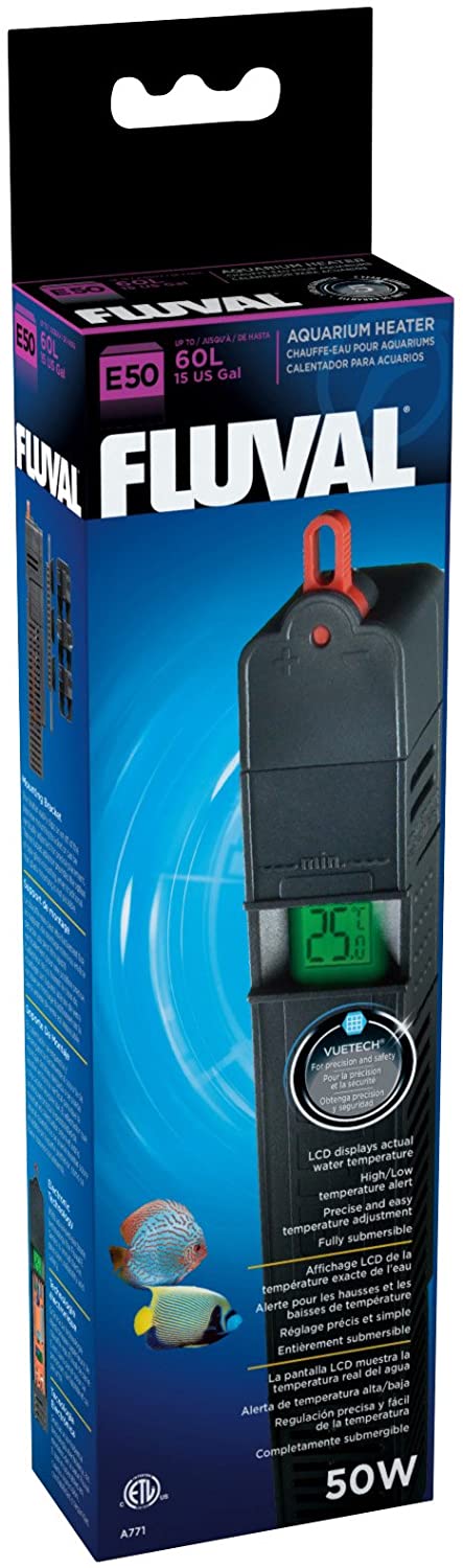 Fluval E 50w Advanced Electronic Heater – BigaMart