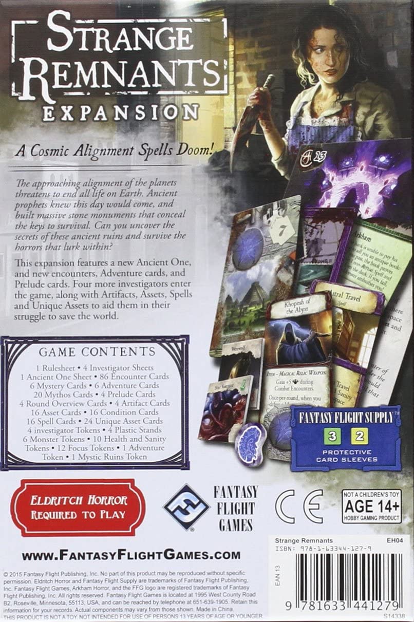 Eldritch Horror Strange Remnants Board Game Expansion – BigaMart