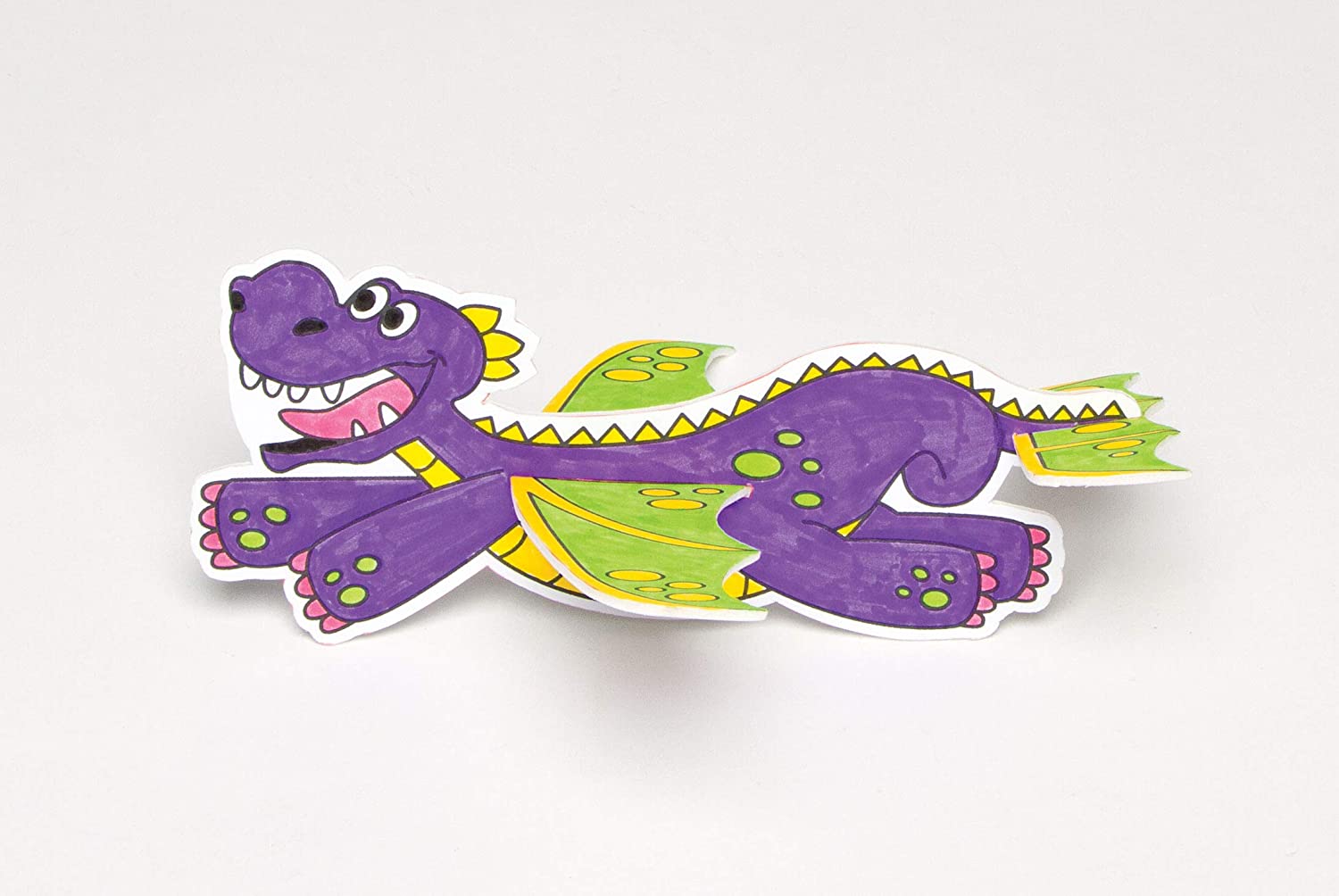 Baker Ross AG754 Dragon Colour-In Gliders (Pack of 6) – BigaMart
