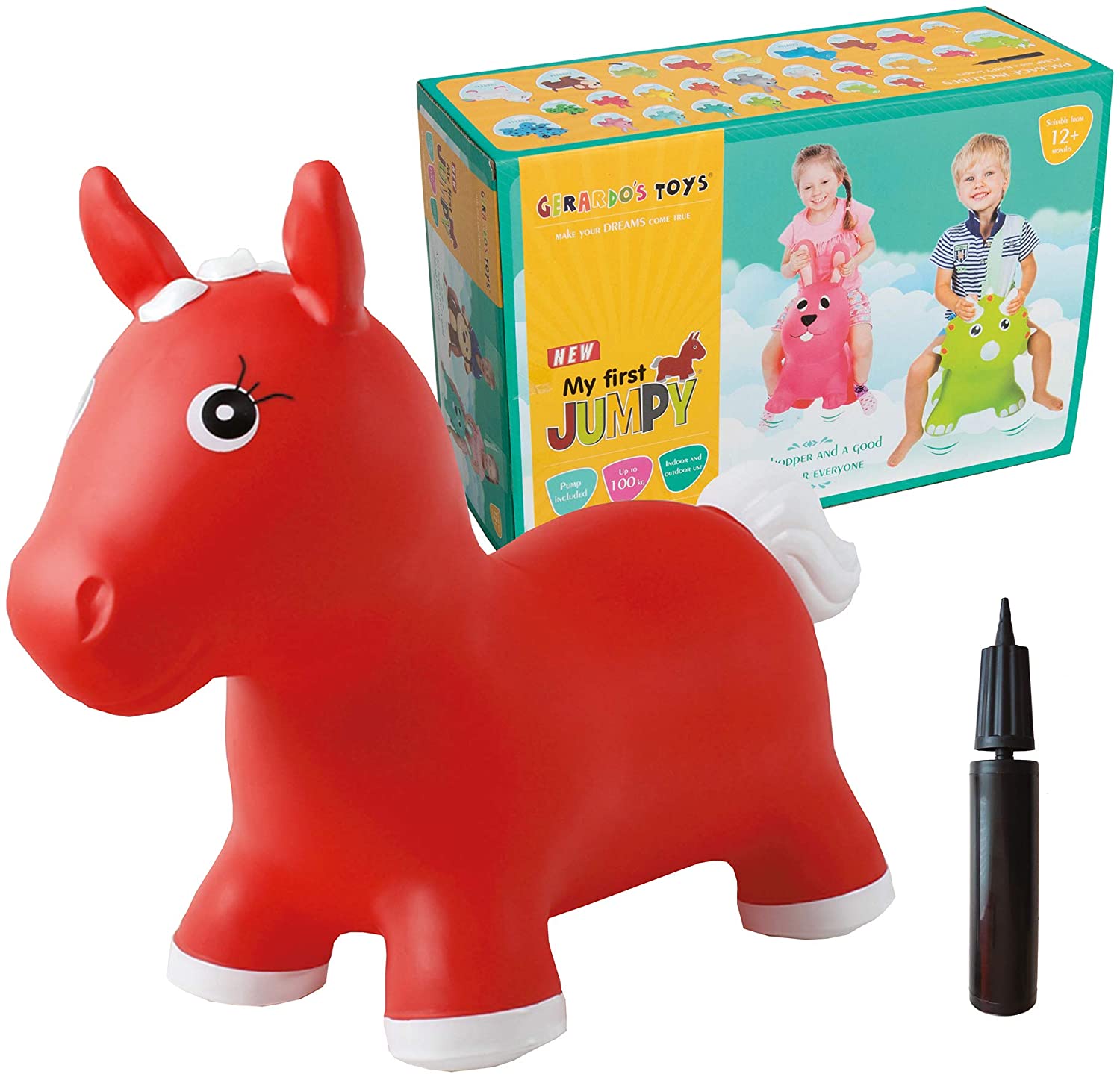 GERARDO’S`s Ride On Horse. Bouncy Hopper For Toddlers. Inflatable ...