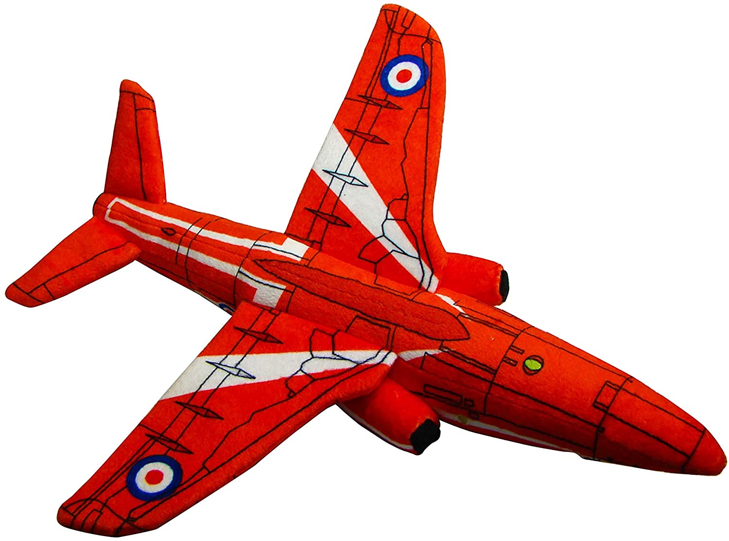 RAF Red Arrows Plane Soft Toy – BigaMart
