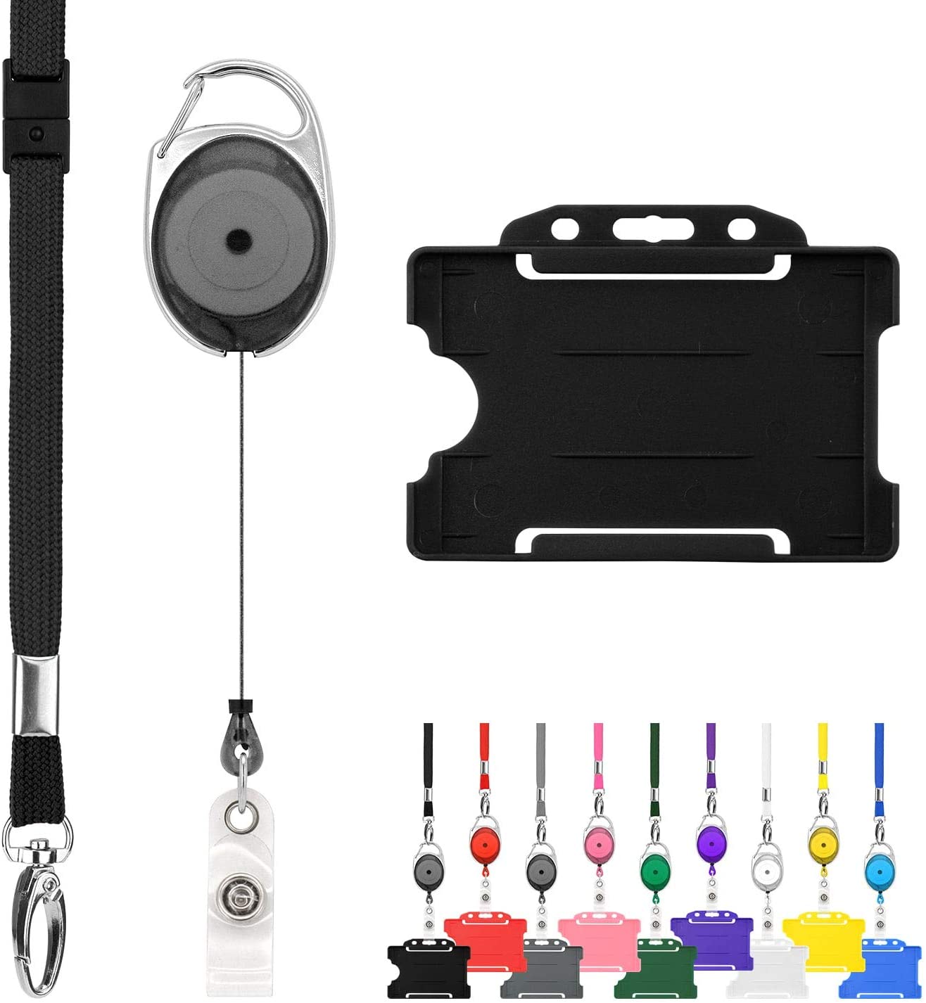 Retractable Lanyard and Badge Holder Trio Triple Pack by ...