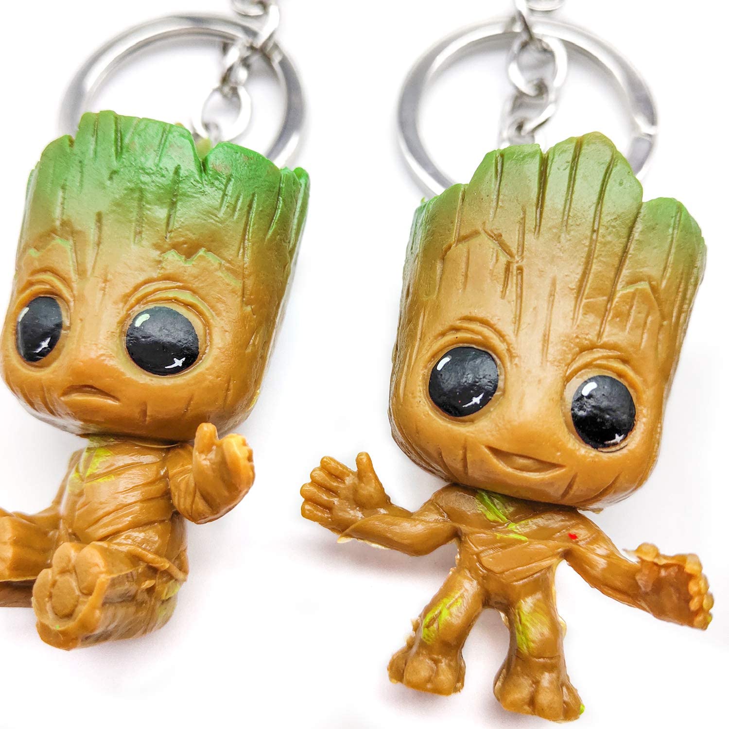 INHEMI Baby Groot Keychain (Set of 4) – Action Figure from The Classic ...