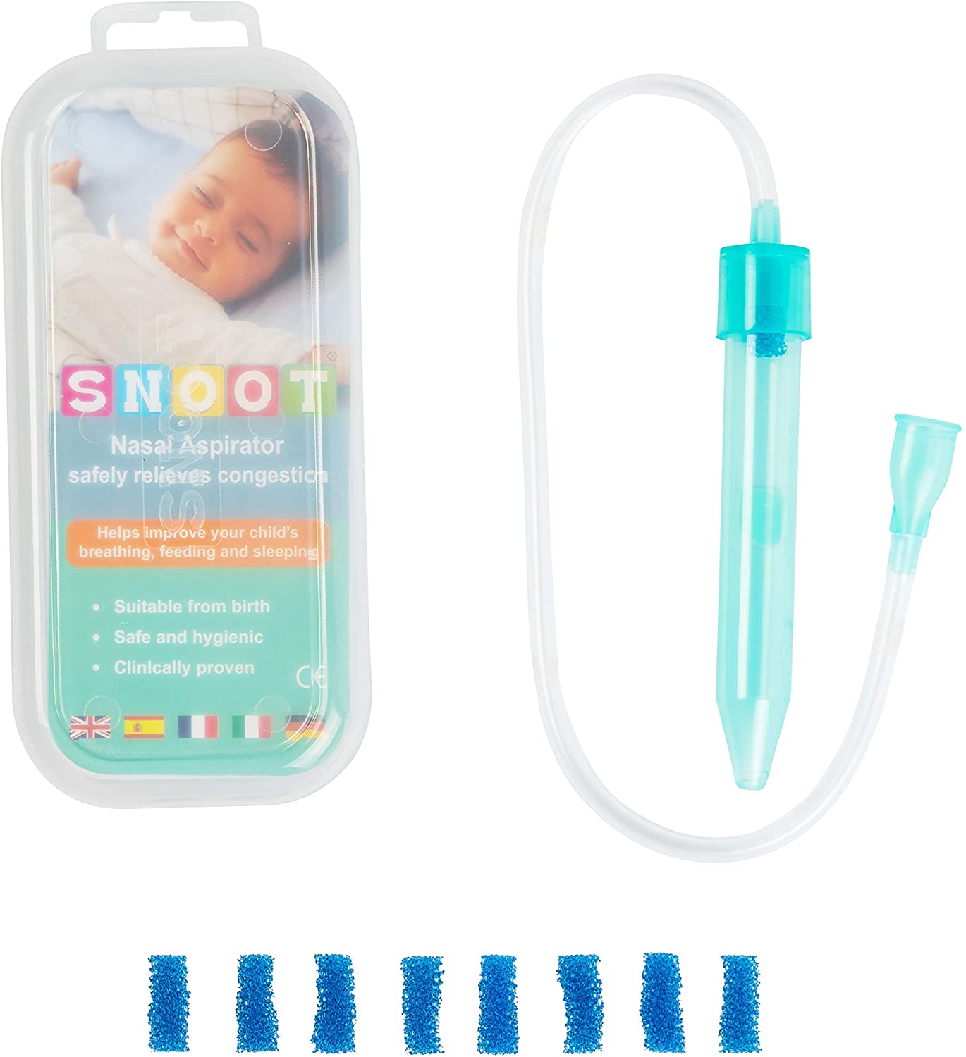 Snoot Baby Nasal Aspirator with 9 Filters – BigaMart