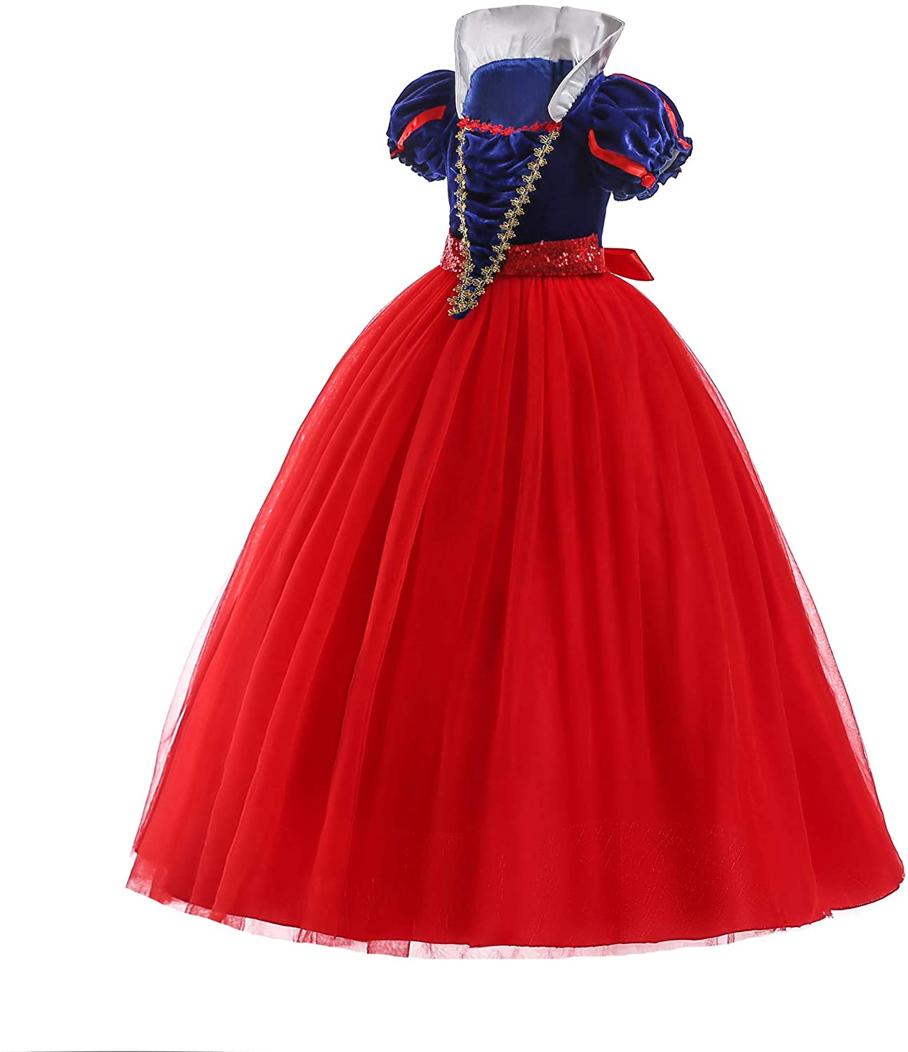 ELSA & ANNA UK Girls Fancy Dress Party Outfit Snow Queen Princess ...