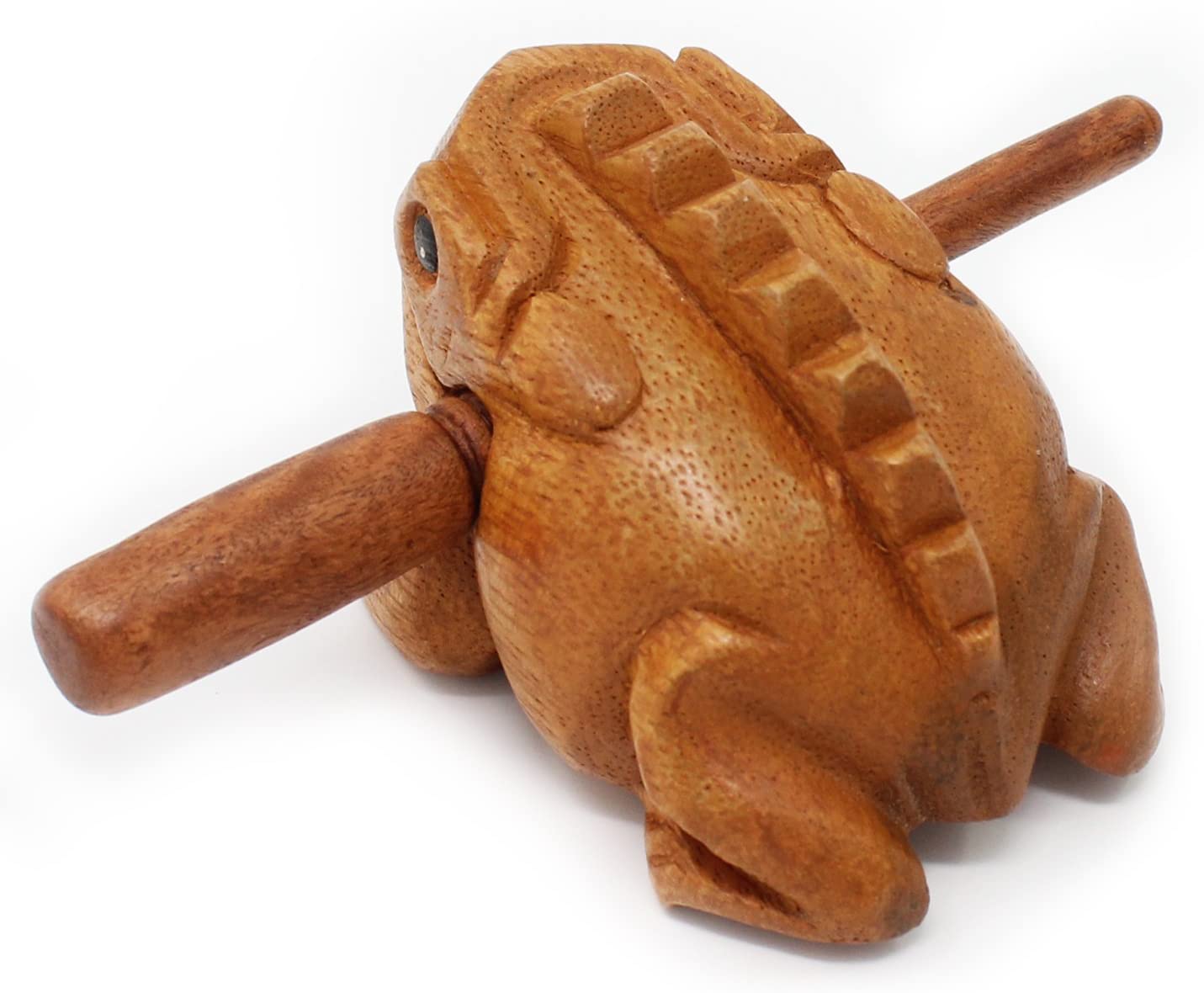 Aussel Guiro Croaking Wooden Frog with mallet, Musical Instrument Sound ...