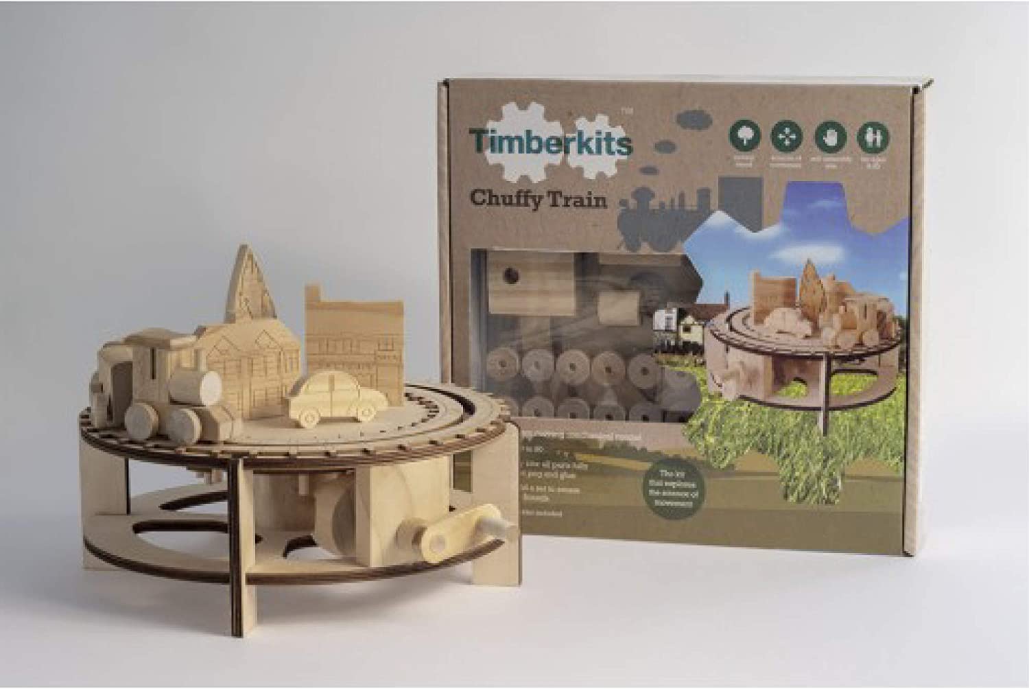 TIMBERKITS Chuffy Train Automata Mechanical Wooden Puzzle-Model ...