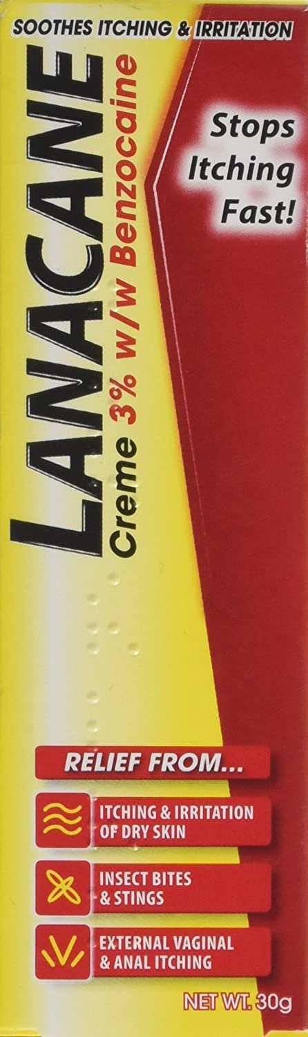 Lanacane Medicated Cream Tube, 30g – BigaMart