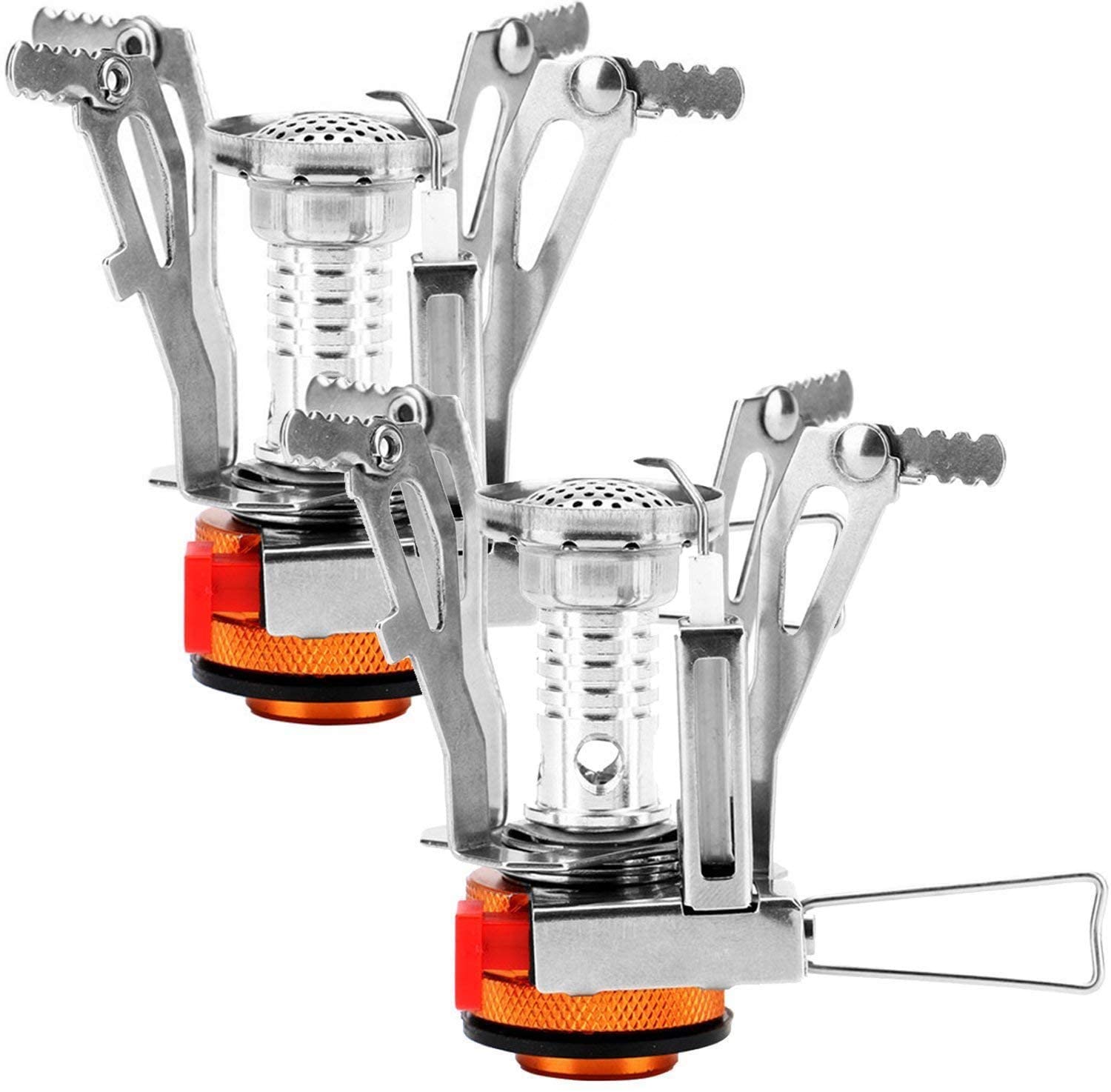VVHOOY 3000W Portable Camping Gas Stove 2 Packs with Piezo Ignition ...