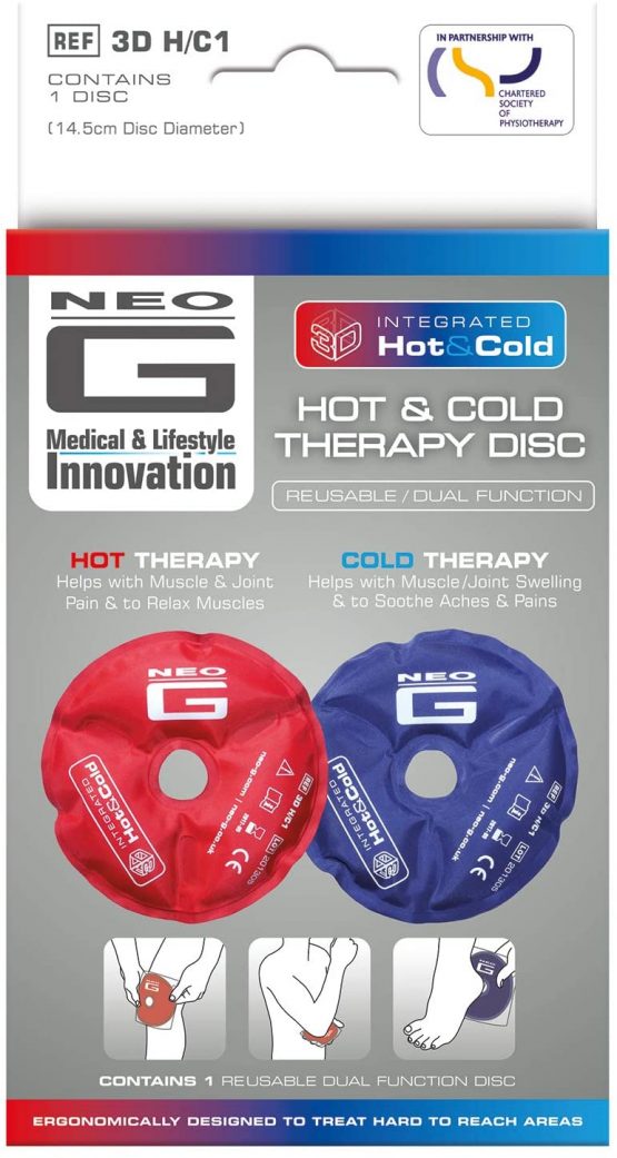 Neo G Hot and Cold Therapy Disc – Flexible Ice/Heat Pack for Injuries ...