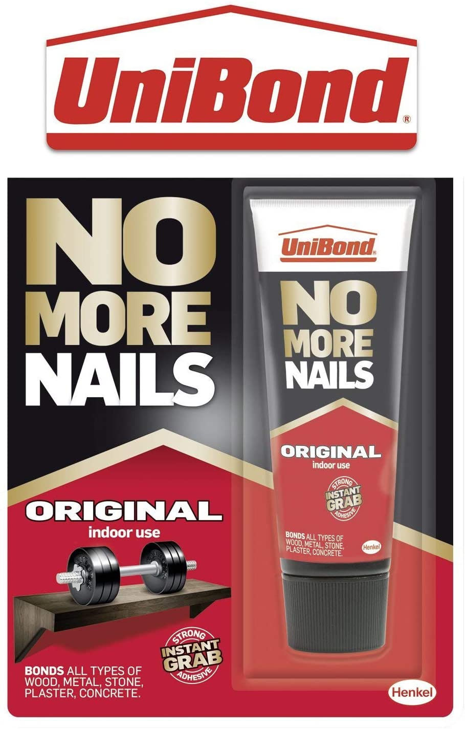 UniBond 1430100 No More Nails Original Mini Tube 52 G BigaMart