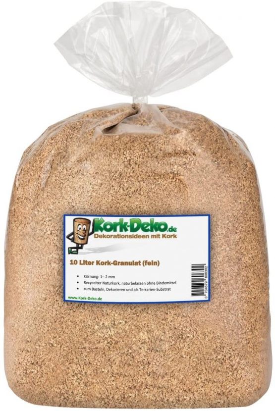 10 Litre Cork Grain Granulate Cork Granulated Powder Granules Powder ...