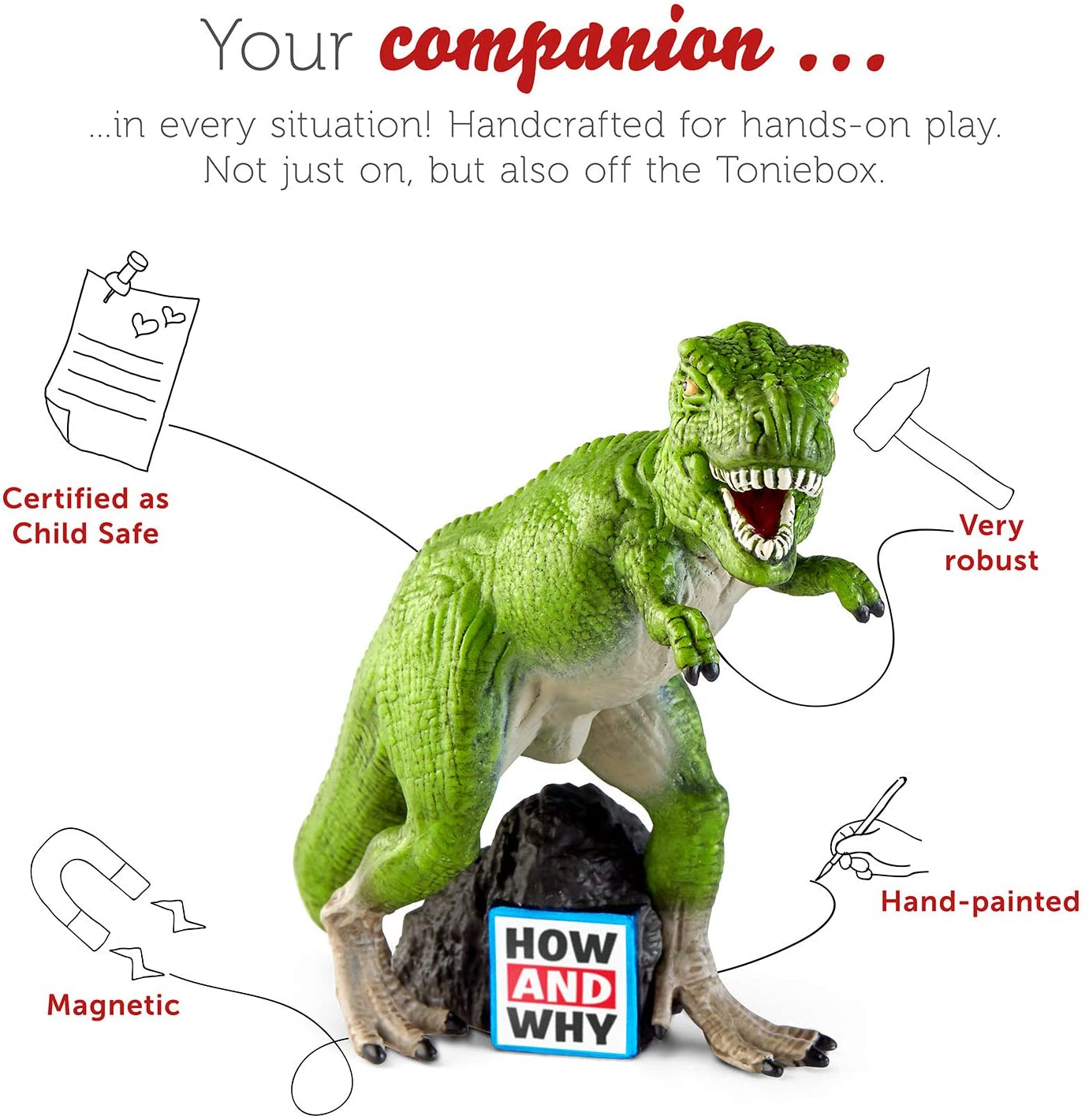 tonies Audio Character for Toniebox, EDUCATIONAL HOW AND WHY: Dinosaurs ...
