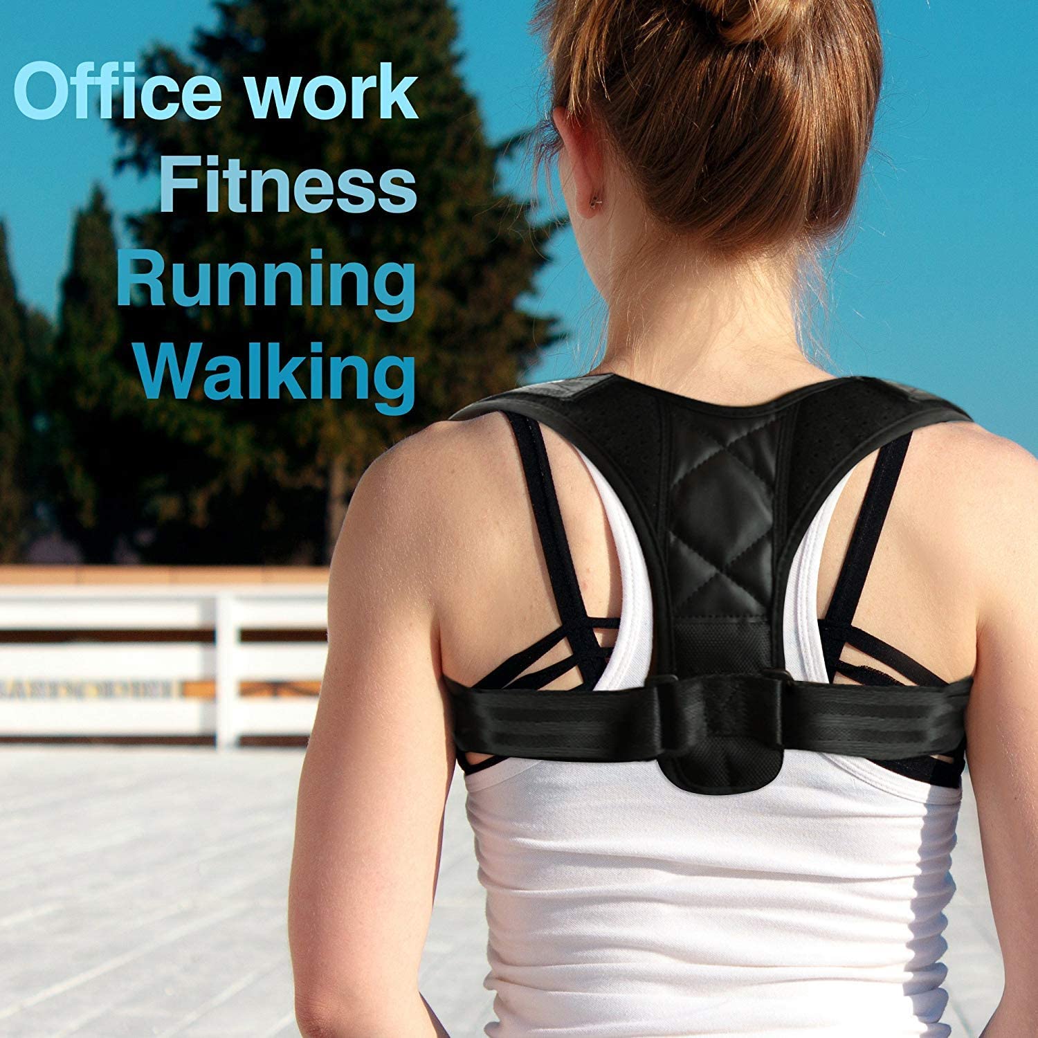 Tomiya Figure 8 Posture Corrector Clavicle Support Brace for Upper Back ...