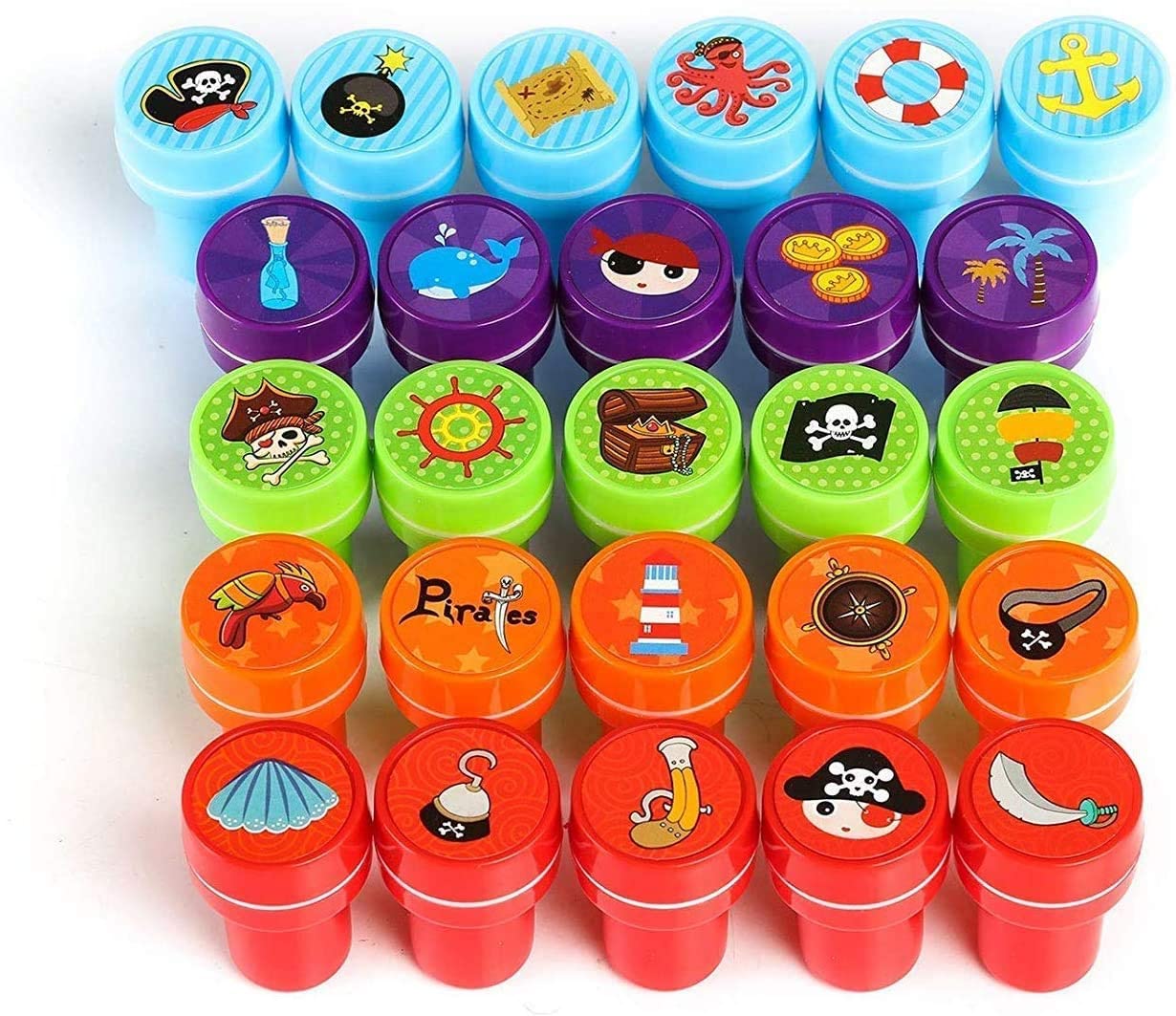 Kesote 26 Pieces Animal Stamp for kids Assorted Color Set Self Inking ...