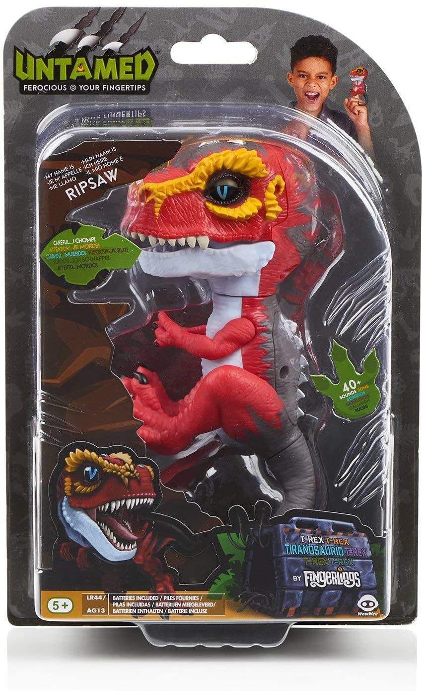 Fingerlings TRex Ripsaw Untamed Toy, Red Dinosaur – BigaMart