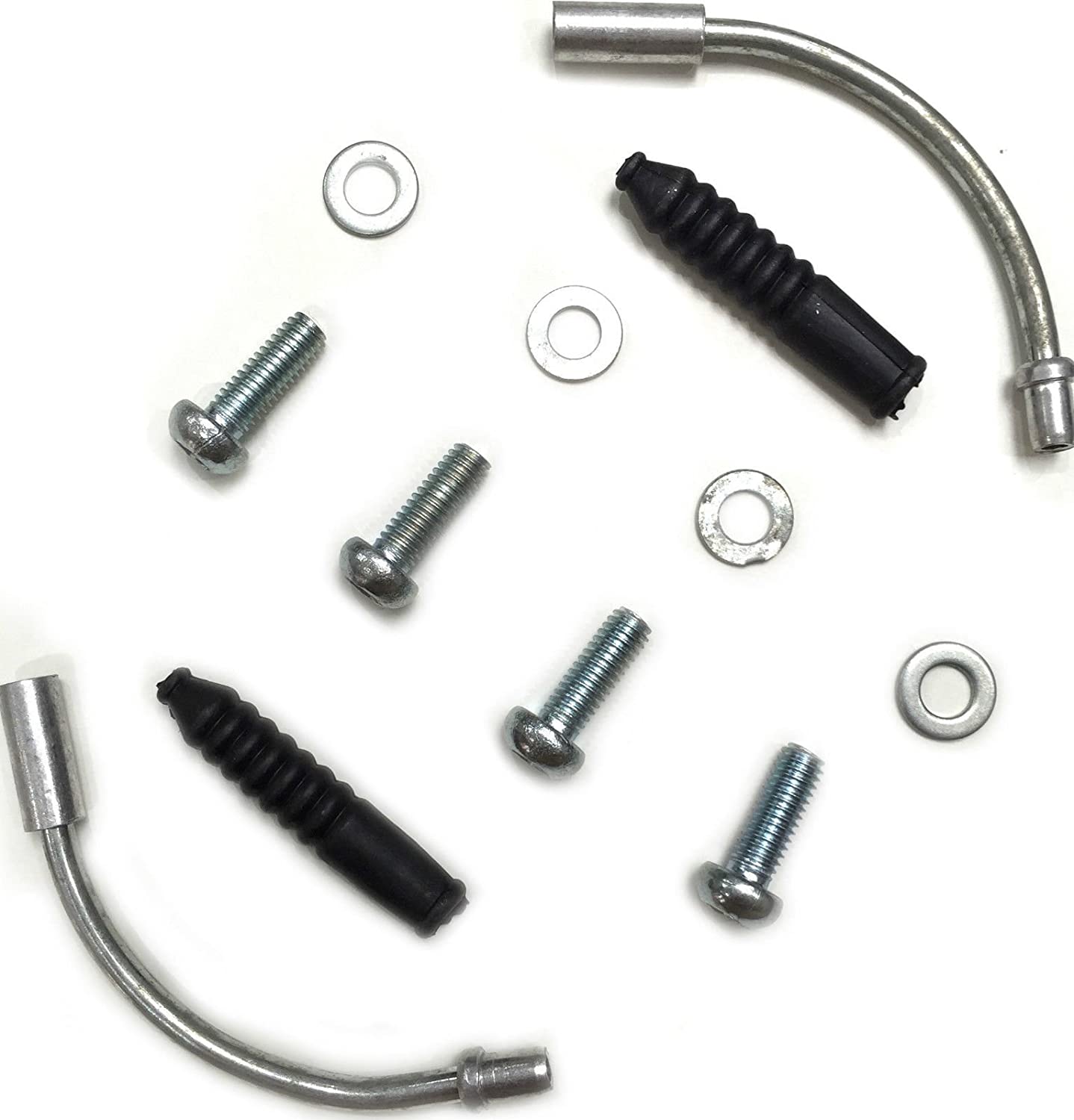 AASHOPPERS V Brake Accessories (2 x V Brake Pipes 2 x Rubber Noodles ...