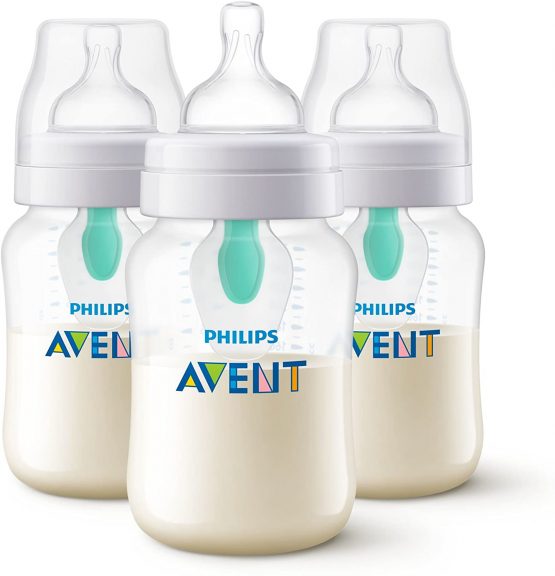 Avent Anti-Colic Bottle with Airfree Vent 260ml 3 Pack – BigaMart