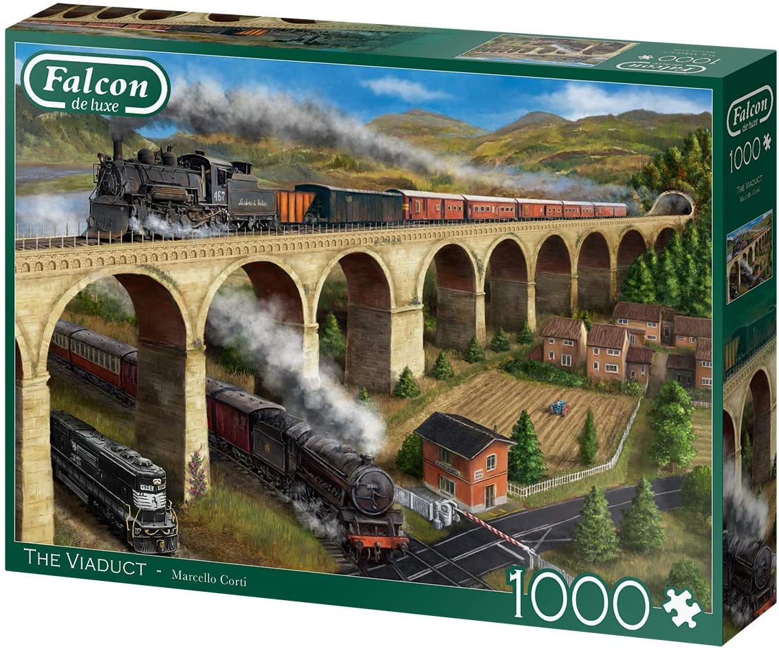 Jumbo, Falcon de luxe – The Viaduct, Jigsaw Puzzles for Adults, 1,000 ...