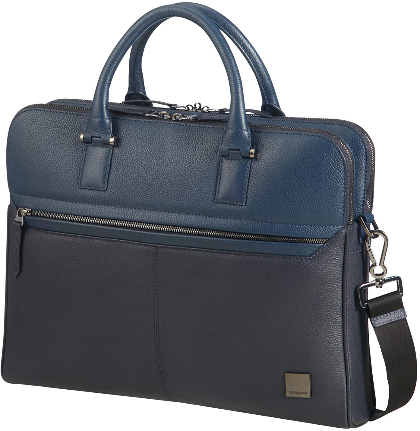 SAMSONITE Senzil – Slim Briefcase, 38.5 cm, 11 liters, Red (Burgundy ...