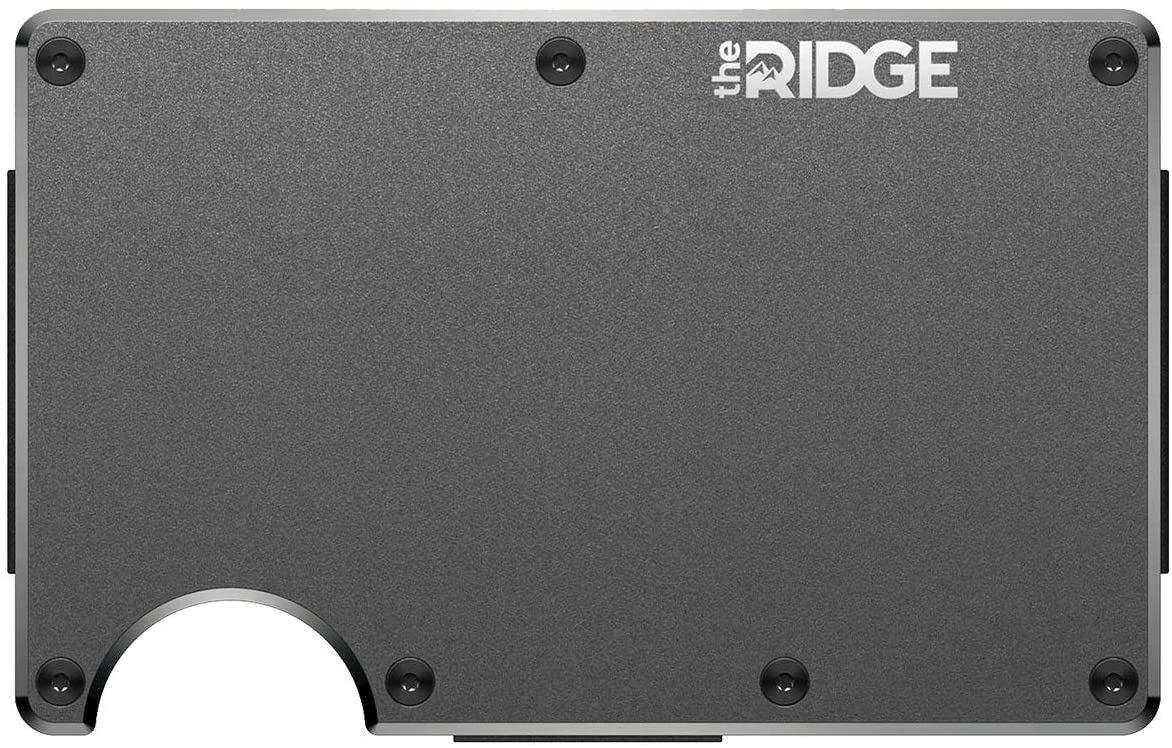 The Ridge Wallet Authentic | Minimalist Metal RFID Blocking Wallet ...