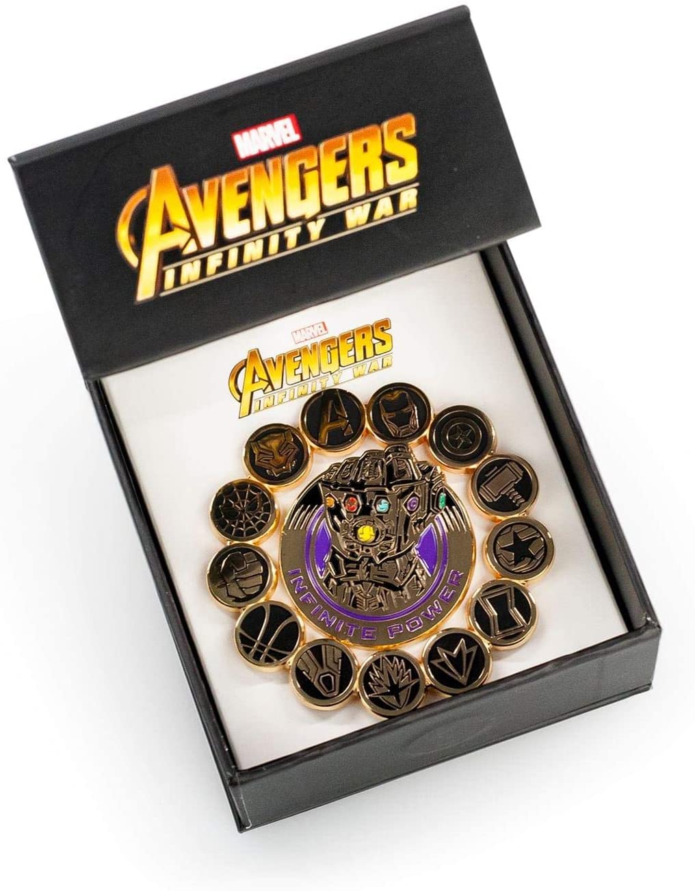 Marvel Avengers: Infinity War Enamel Pin Set: Infinity Gauntlet and ...