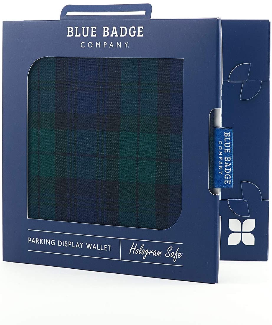 Blue Badge Co Blackwatch Tartan Hologram-Safe Wallet Disabled Parking ...