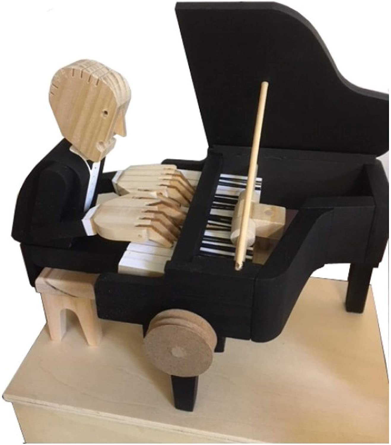 TIMBERKITS Automata Musician Pianist Mechanical Wooden Puzzle-Model ...