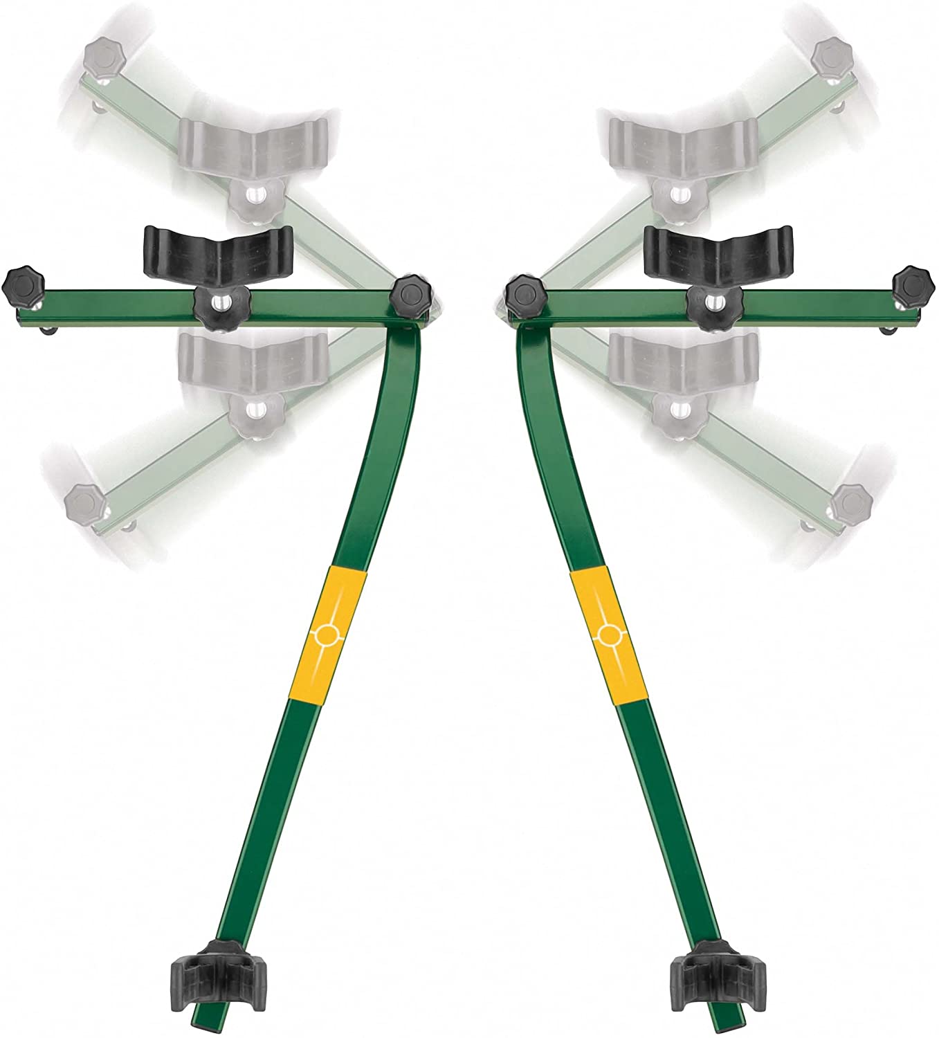 Caldwell 7 Rest Adjustable Ambidextrous Adjustable Rifle Shotgun Gun ...