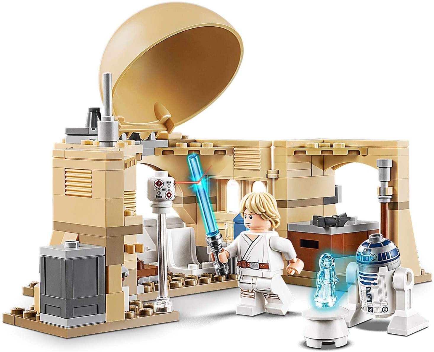 LEGO 75270 Star Wars Obi-Wan’s Hut Building Set with Princess Leia ...