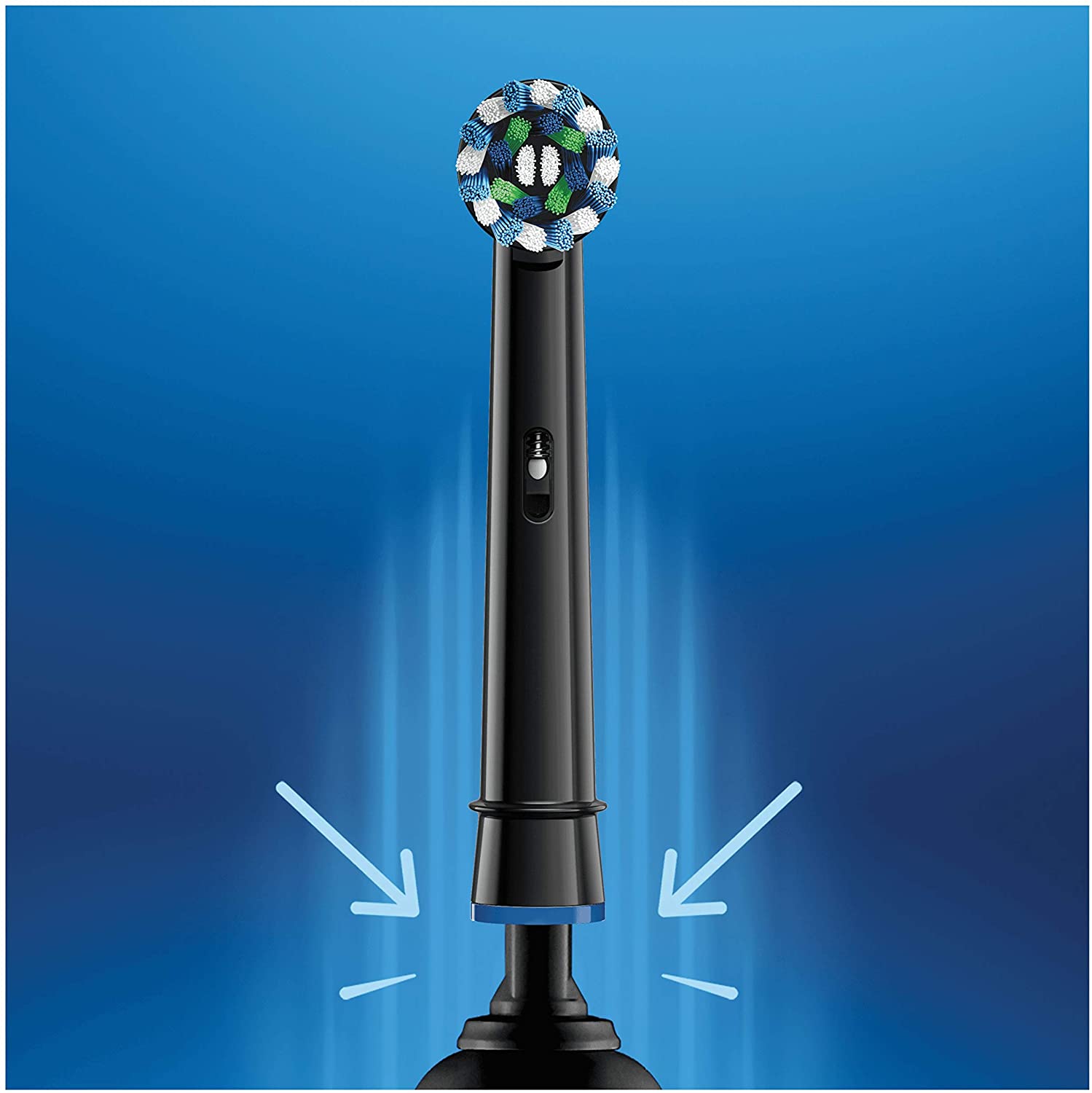 Oral-B CrossAction Brushes, Black, Pack of 4, Black Edition – BigaMart