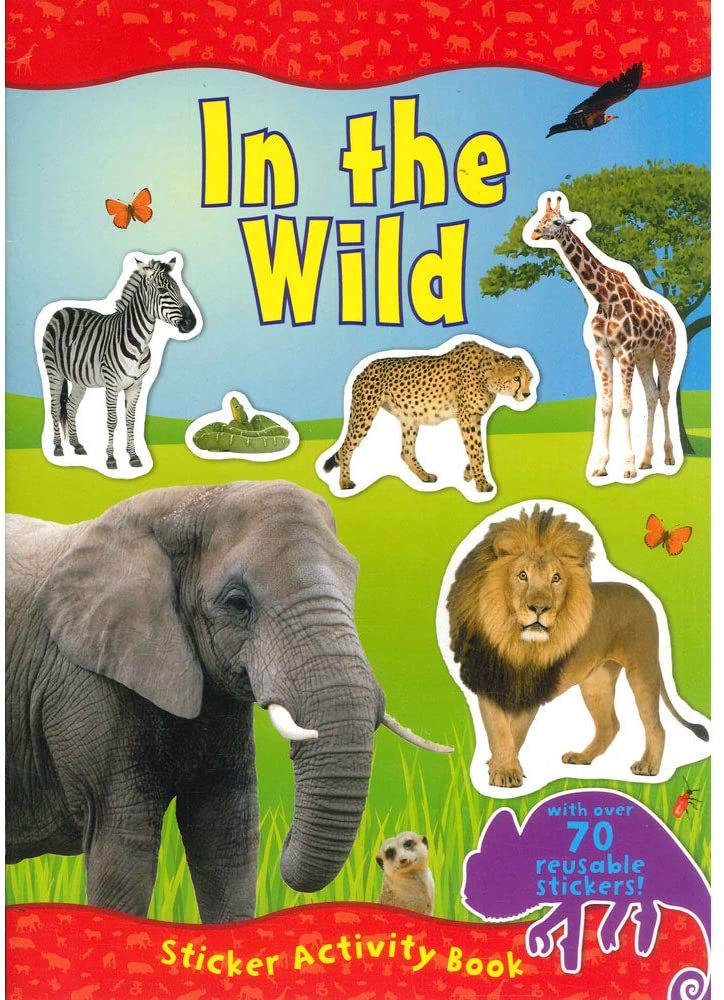 In The Wild, Sticker Activity Book – BigaMart