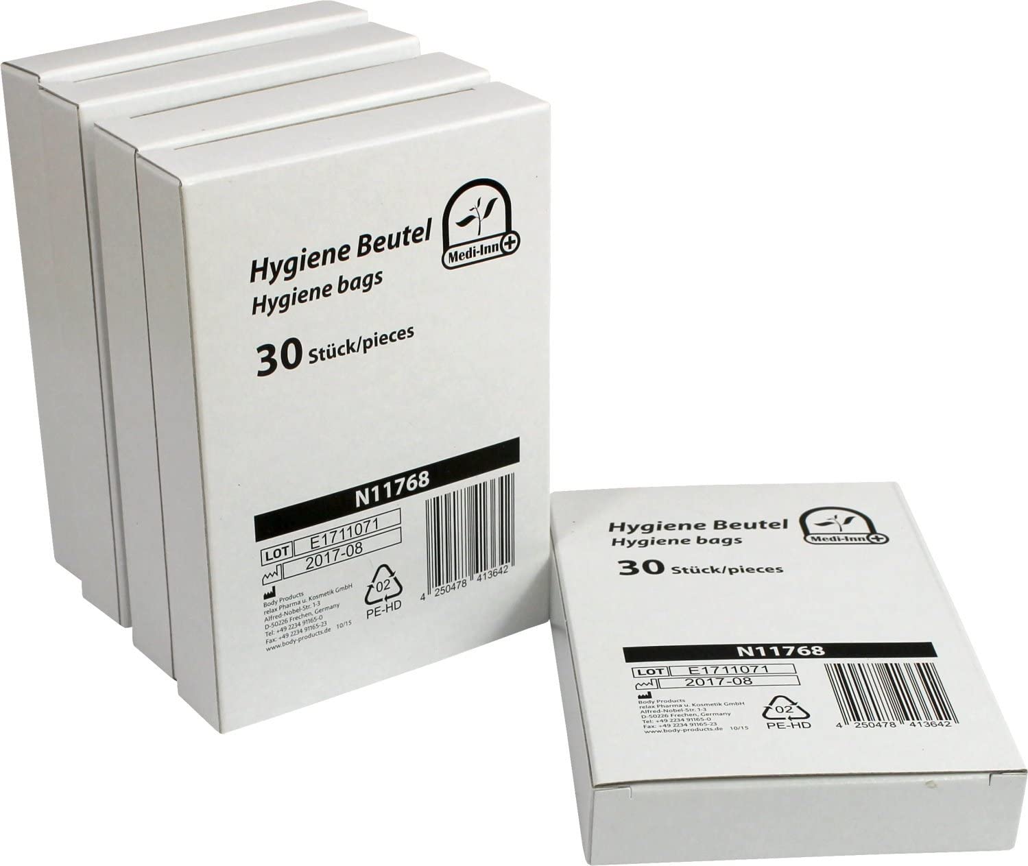 Hygienic Bag Dispenser Various Colours by Medi-Inn – Chrome + 5×30 ...