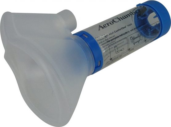 Aerochamber Plus Blue Inhaler Chamber with Mask – BigaMart