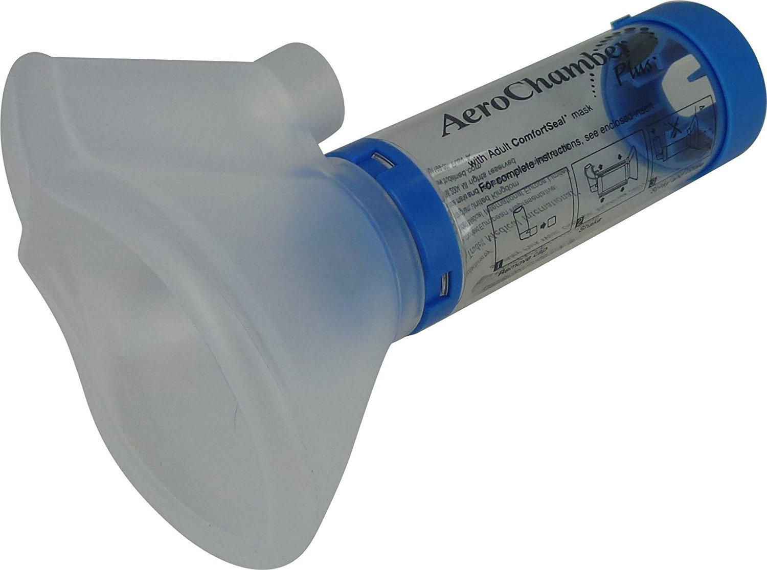 Aerochamber Plus Blue Inhaler Chamber with Mask – BigaMart