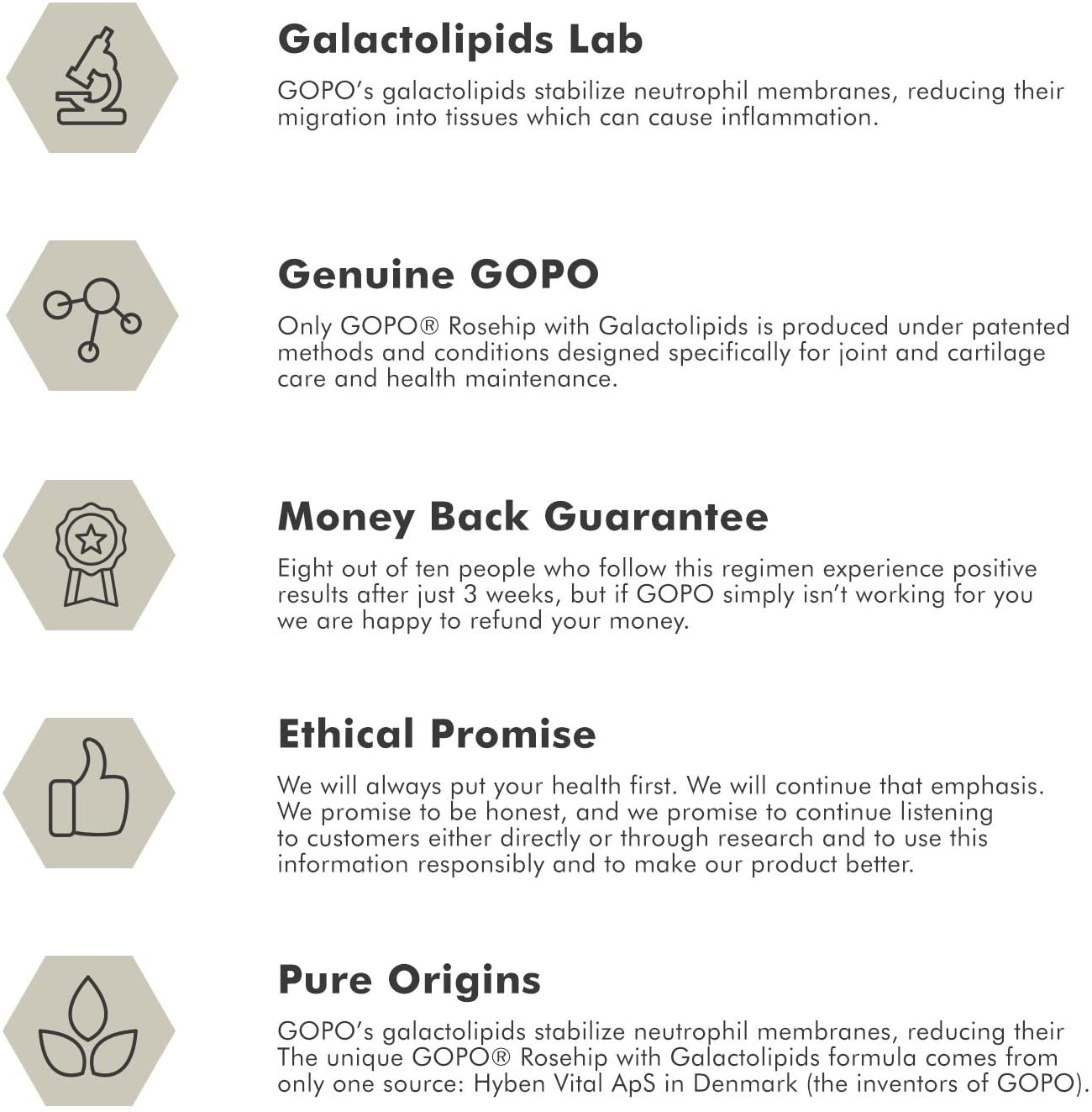 GOPO Joint Health 200 Capsules – Rose-Hip & Vitamin C – Helps maintain ...