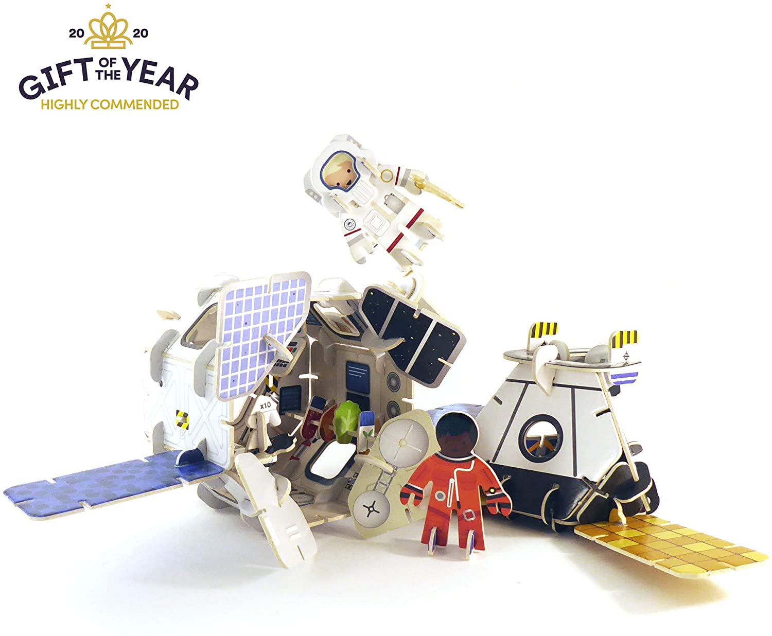 PLAYPRESS Astronauts & Toy Space Station Childrens Toy Playset ...