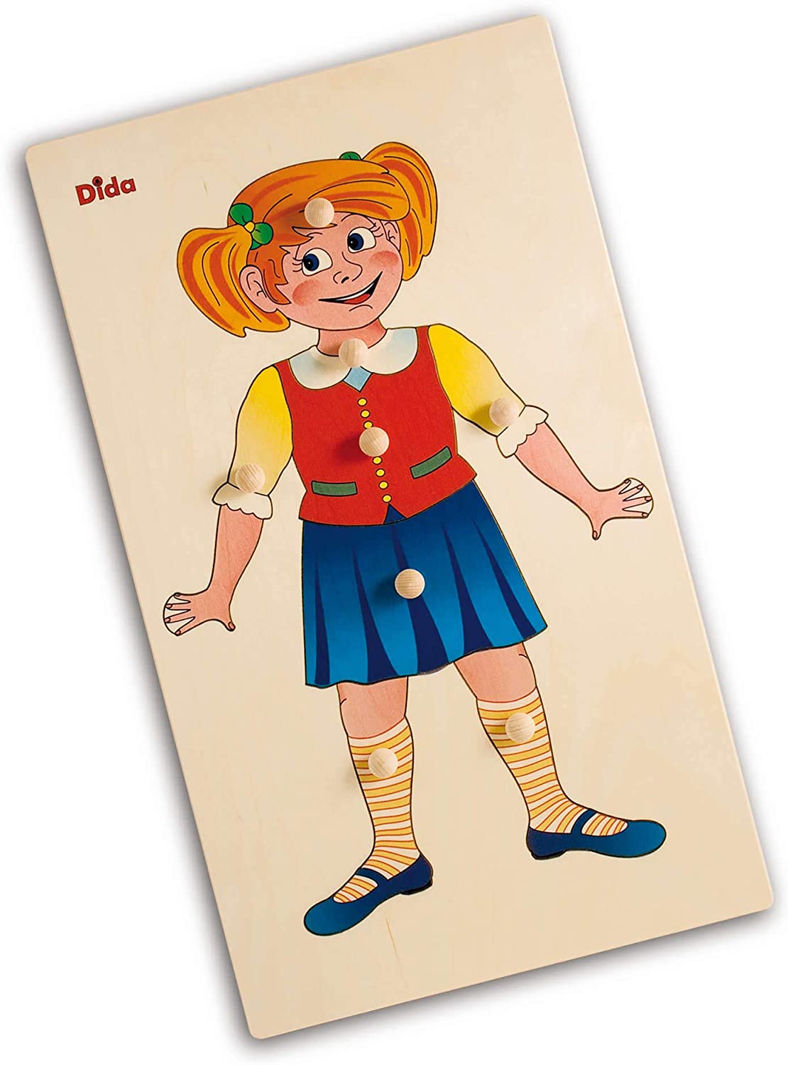 Dida – Puzzle body diagram Girls – educational game to discover and ...