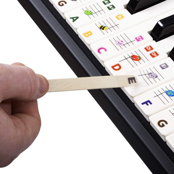 Dinosaur Keys piano keyboard stickers and beginner music course for ...