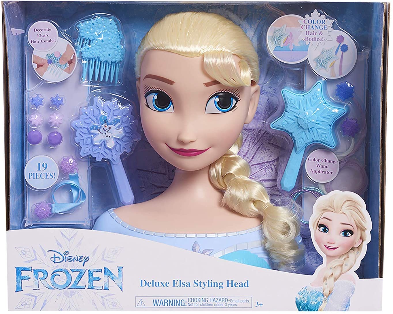 JP Disney Styling Frozen Deluxe Elsa Styling Head – BigaMart