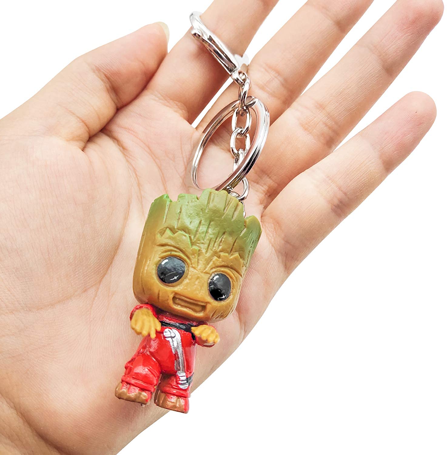 INHEMI Baby Groot Keychain (Set of 4) – Action Figure from The Classic ...
