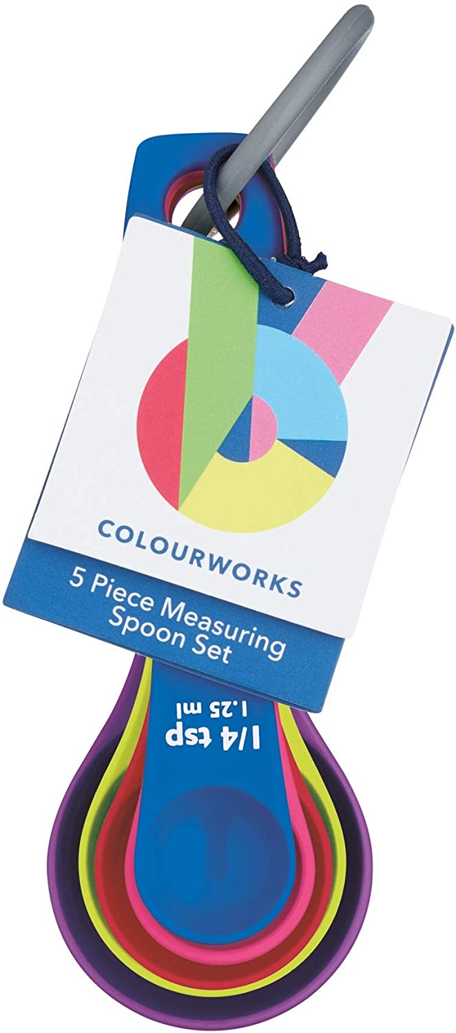 Colourworks CWMSPOONSET Measuring Spoon Set, Brights – BigaMart