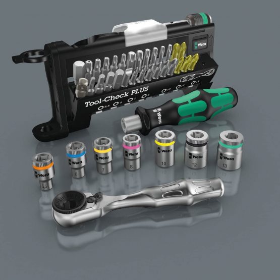 Wera Tool-Check Plus Mini Bit Ratchet, Socket, Screwdriver & Bit Set ... Wera Tool-Check Plus Mini Bit Ratchet, Socket, Screwdriver & Bit Set ...