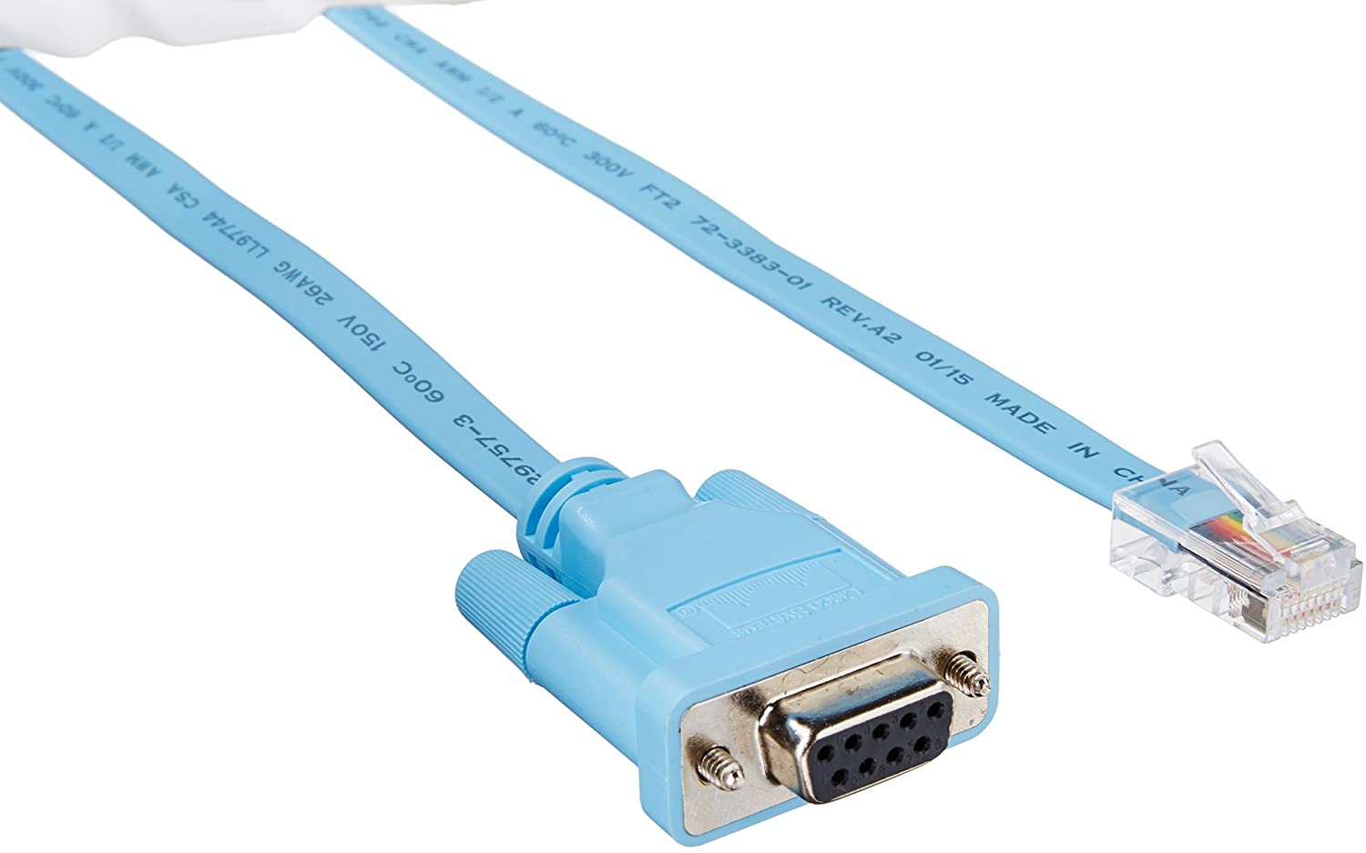 Cisco RJ-45 to DB9F Console Cable, 6 Feet, Compatible 600, 800, 1600 ...