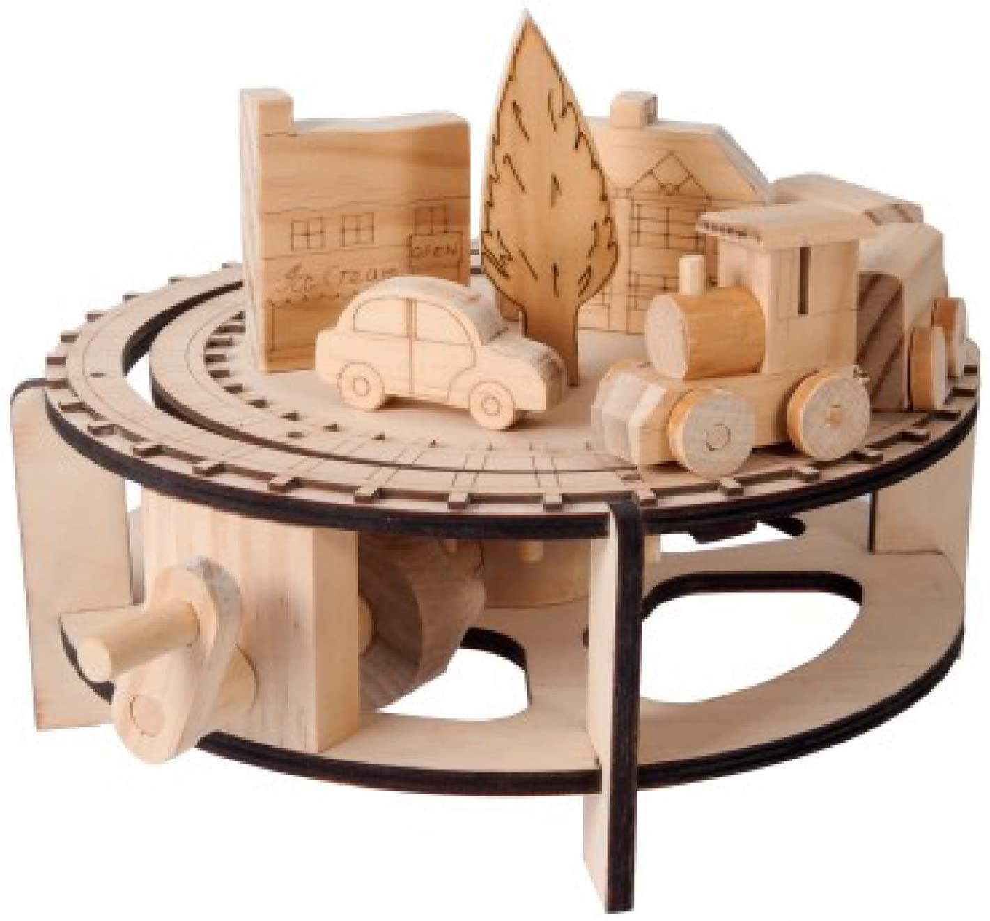 TIMBERKITS Chuffy Train Automata Mechanical Wooden Puzzle-Model ...
