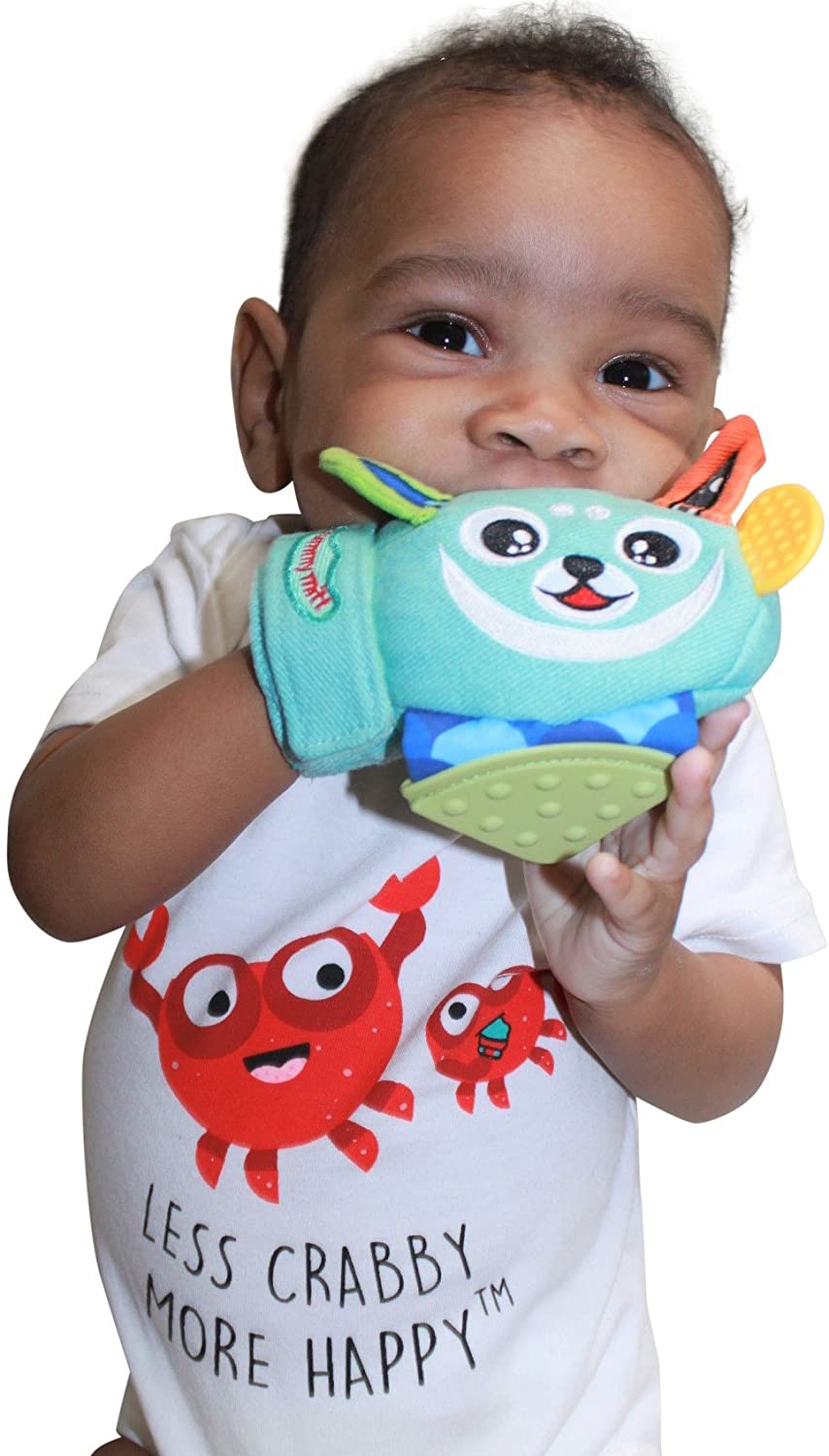 Yummy Mitt Teething Mitten- -Natural Self-Soothing Handy Teething ...